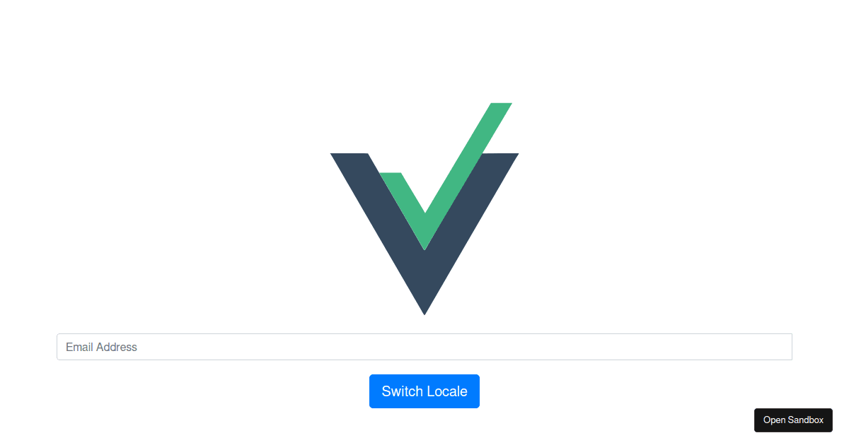 VeeValidate - Custom I18n Driver (LingUI) - Codesandbox