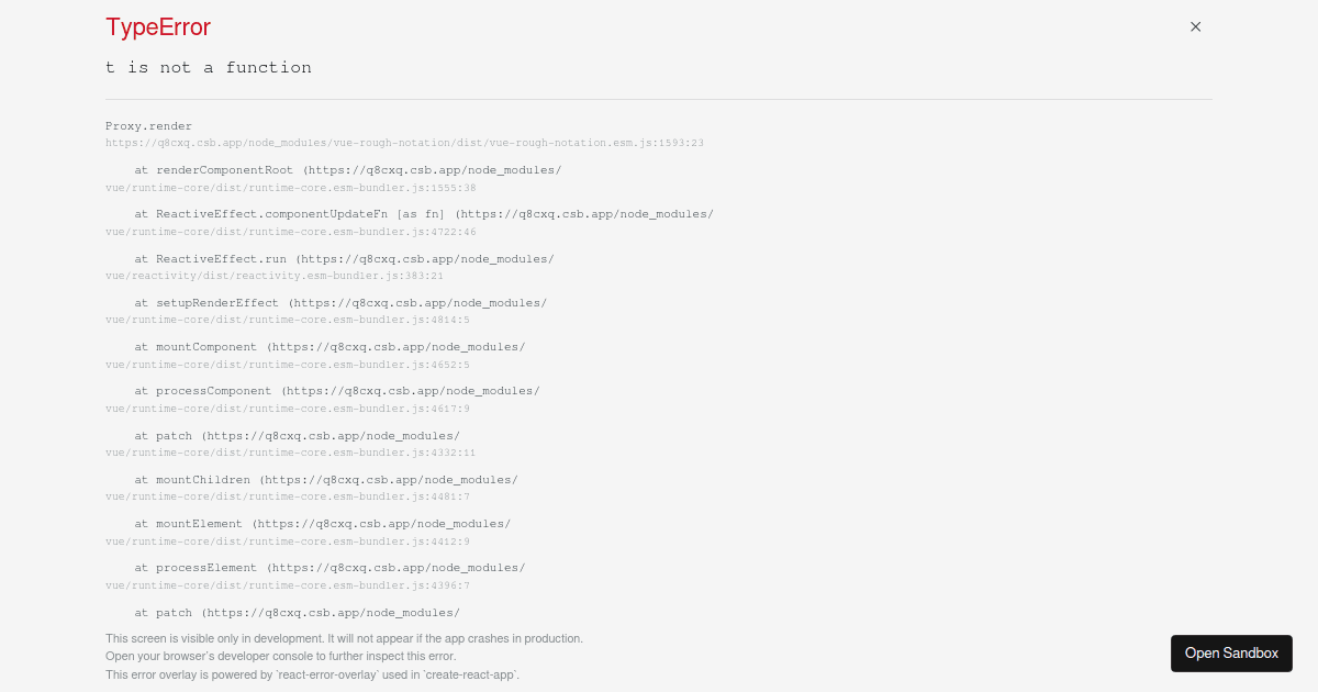 Vue Rough Notation Codesandbox 