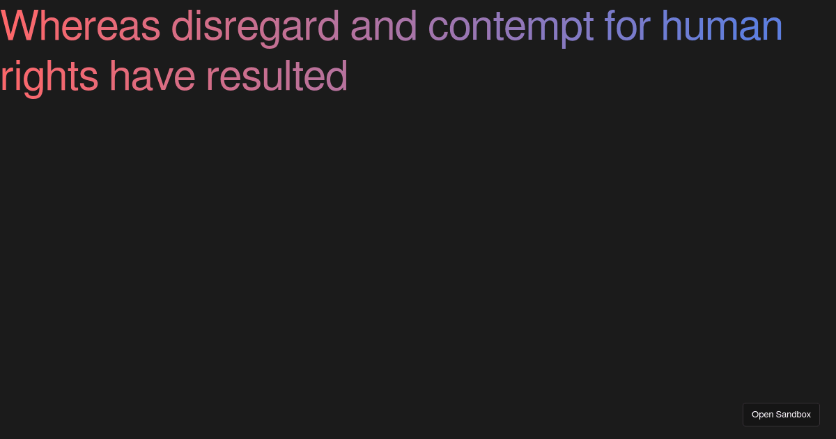 Material Ui Gradient Text - Codesandbox