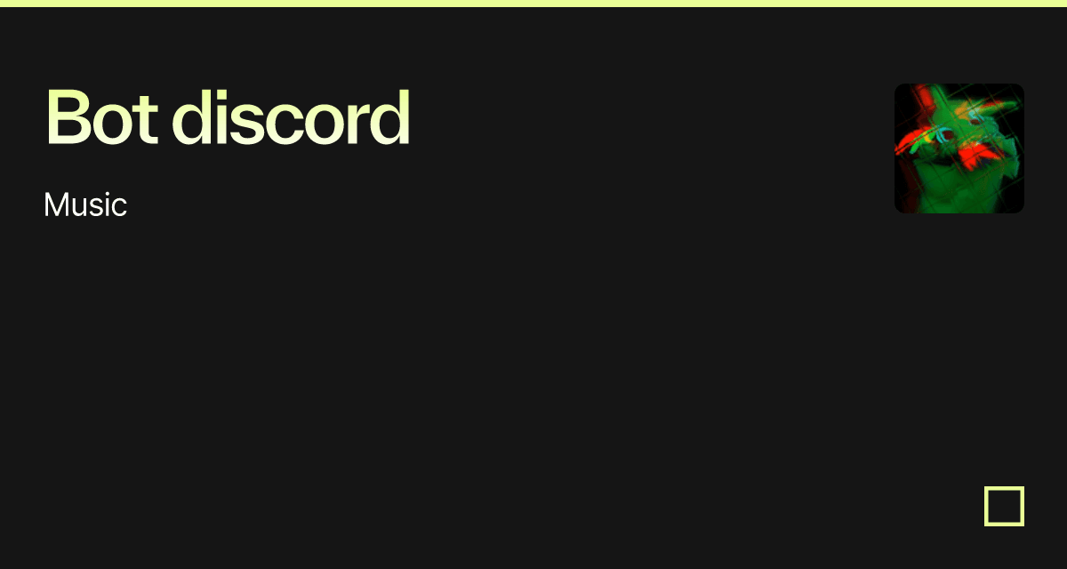 Bot discord - Codesandbox