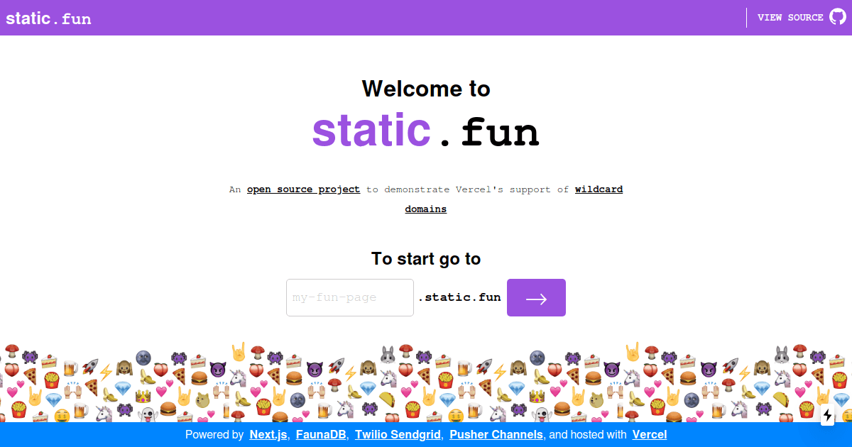 static-fun - Codesandbox