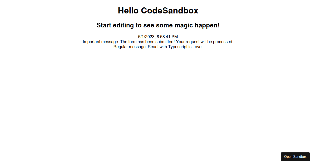 How To Type React Components With Typescript Codesandbox 7621