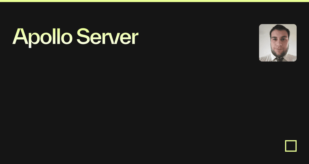 Apollo Server - Codesandbox