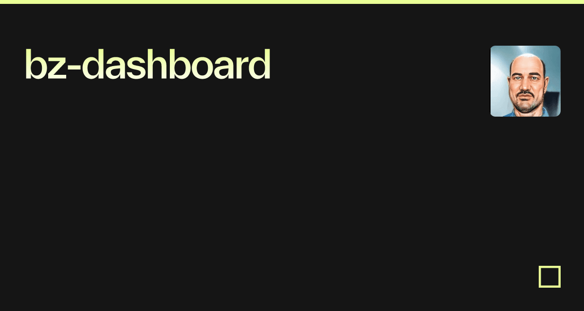 bz-dashboard - Codesandbox