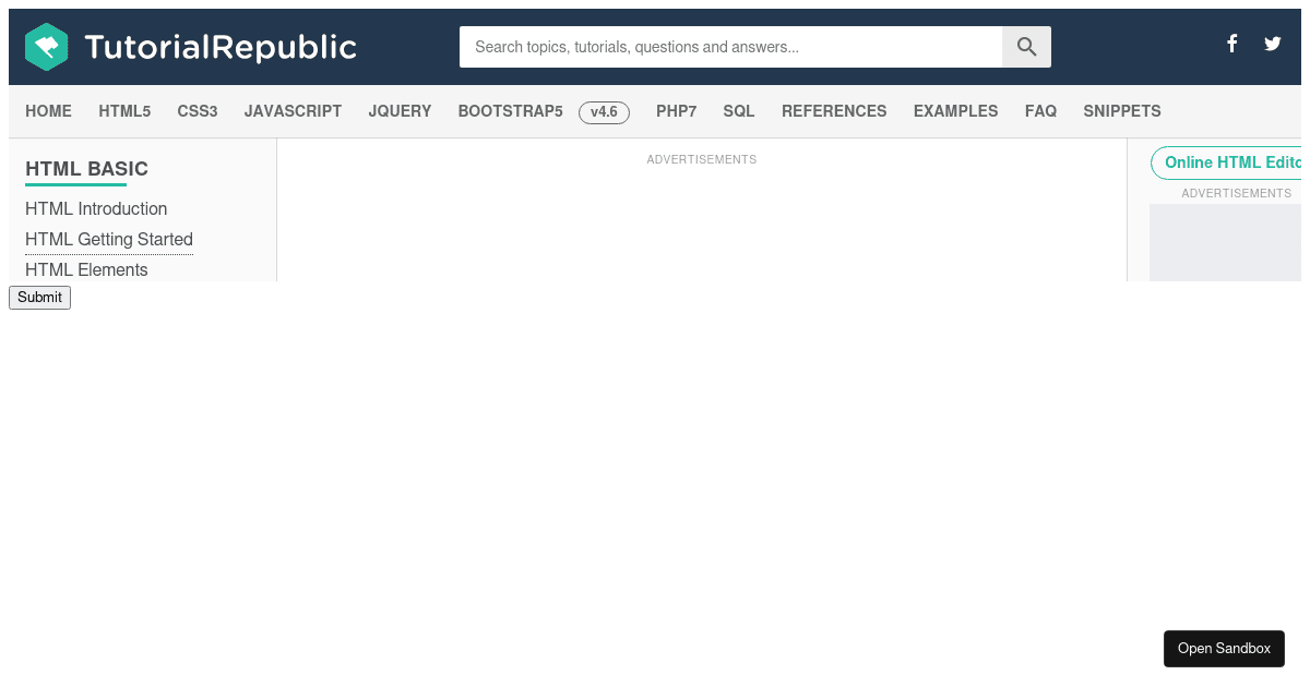 React PlayGround - Codesandbox