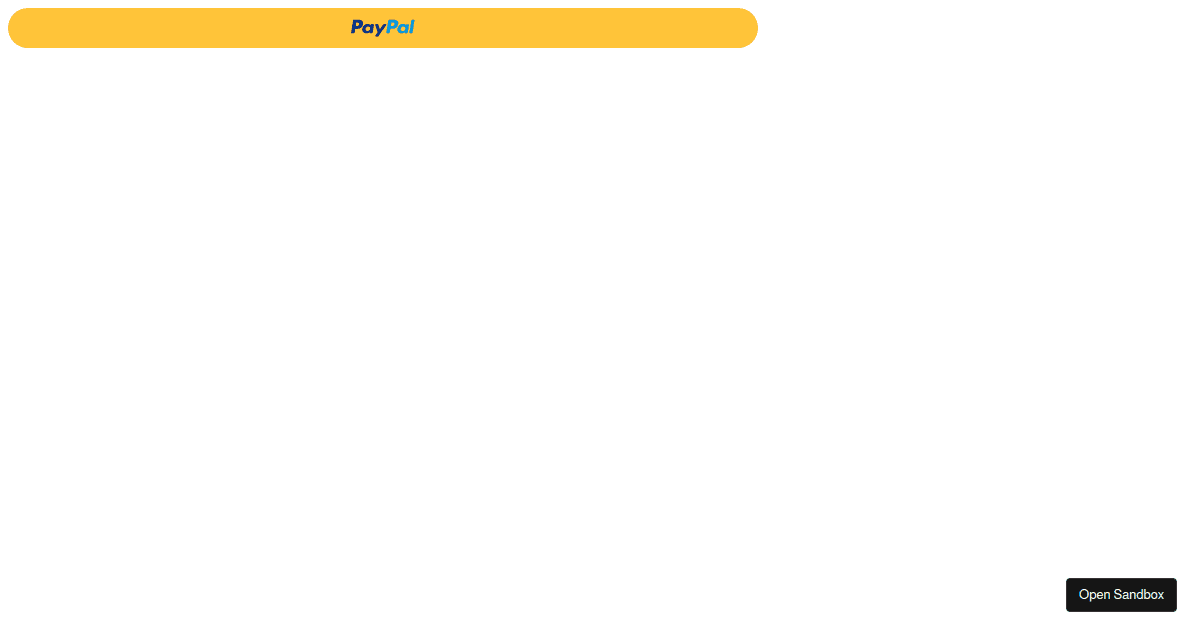 PayPal Credit - Codesandbox