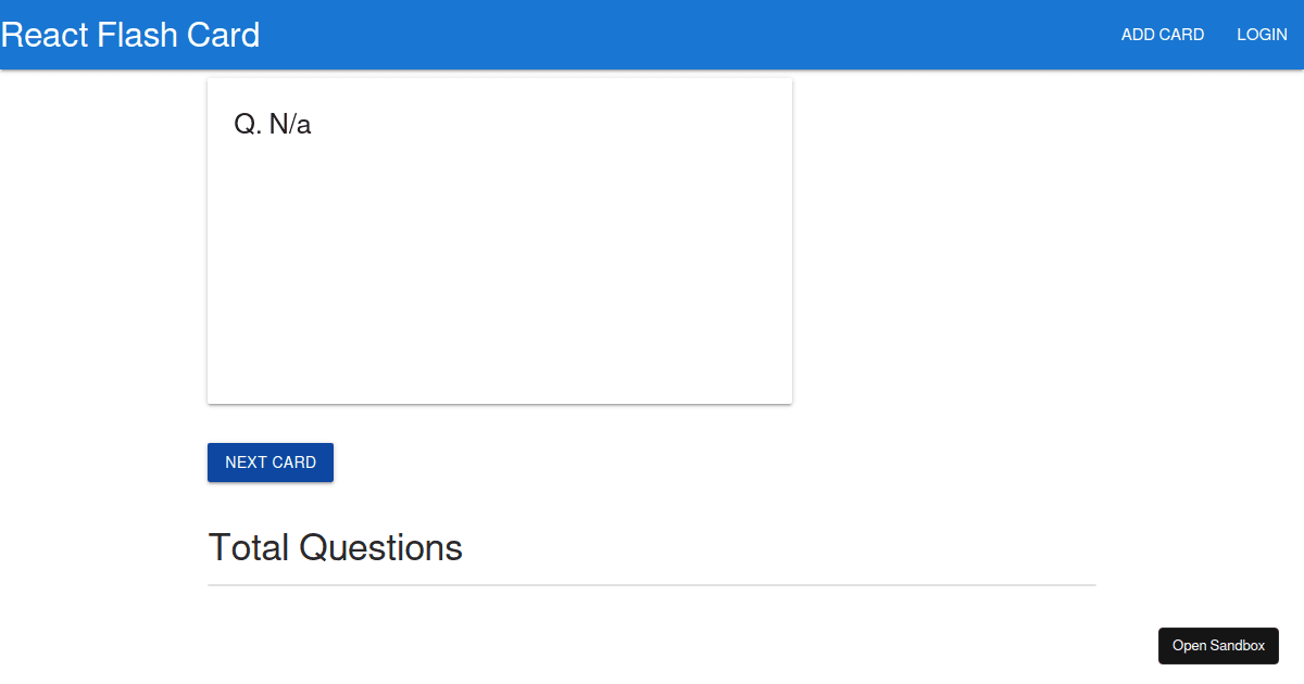 react-flash-card - Codesandbox