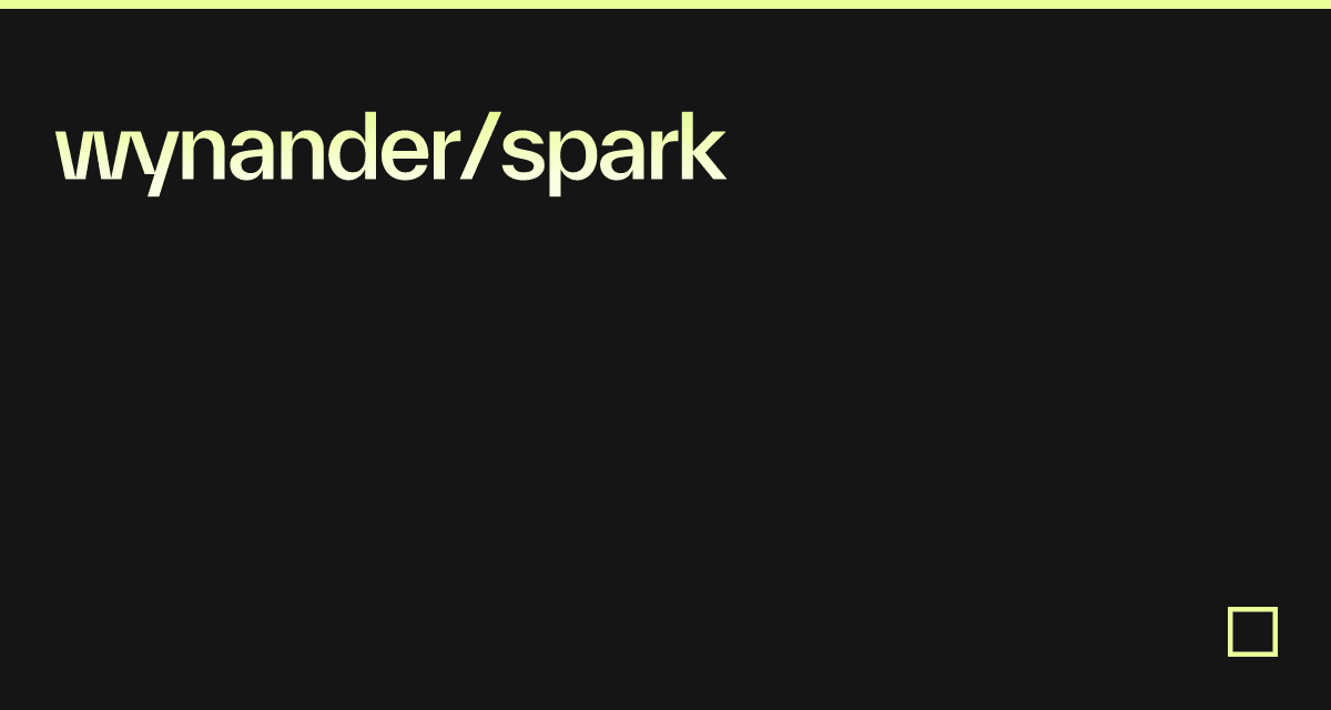 wynander/spark - Codesandbox