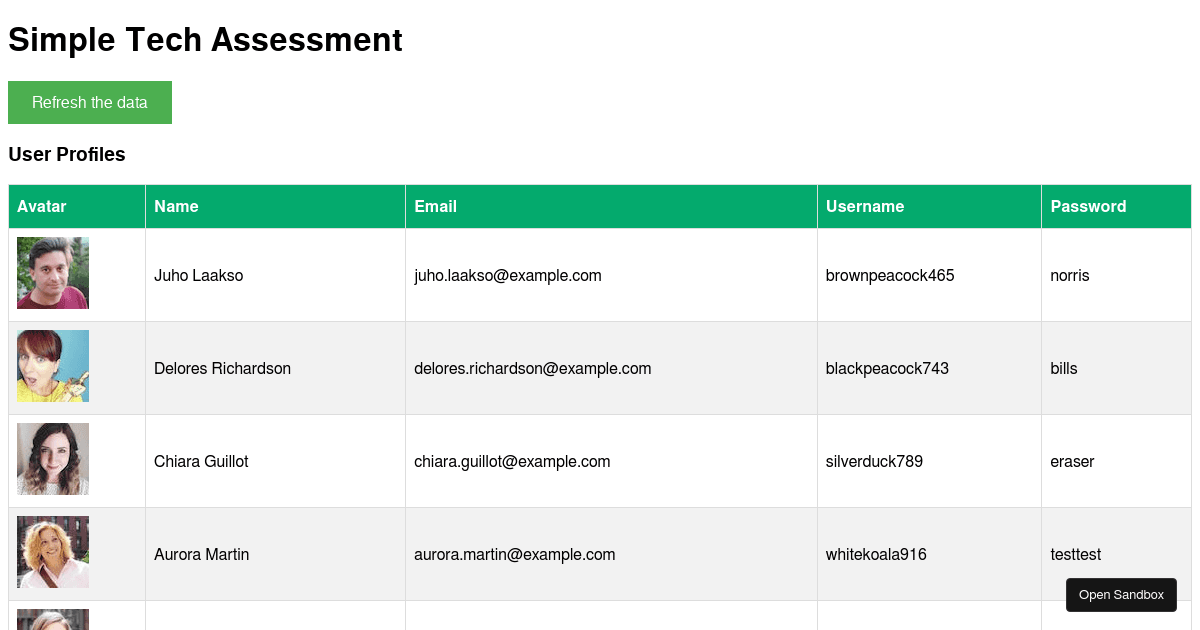 React Query Typscript Starter Codesandbox