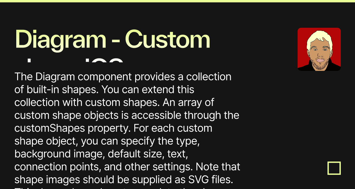 Diagram - Custom shape iOS - Codesandbox