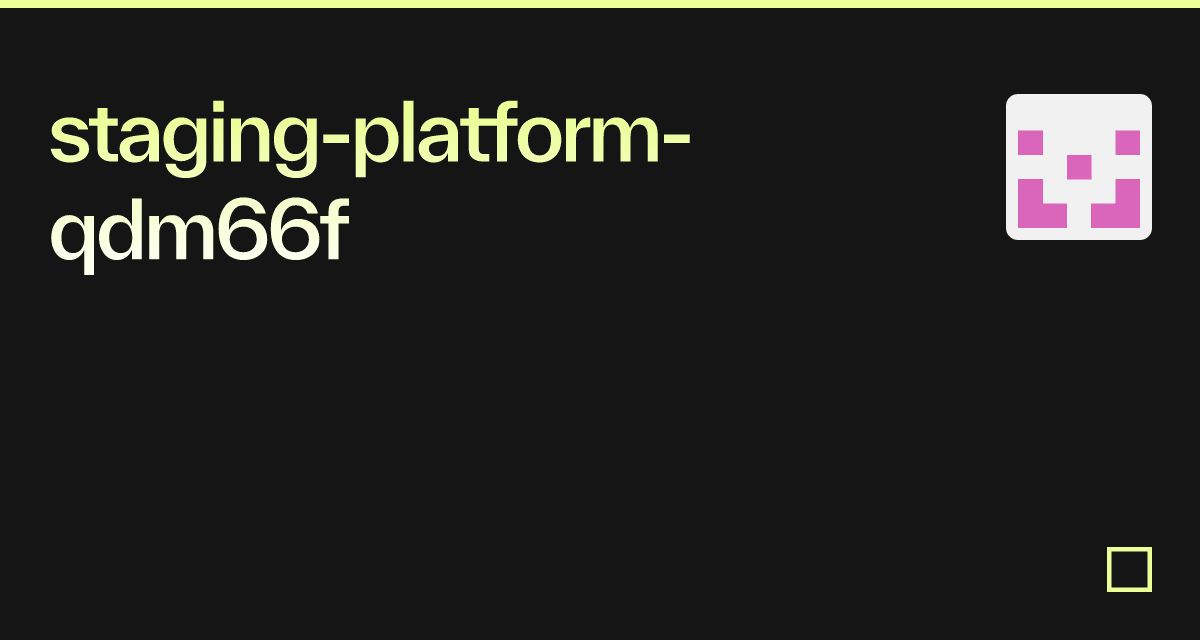 staging-platform-qdm66f - Codesandbox