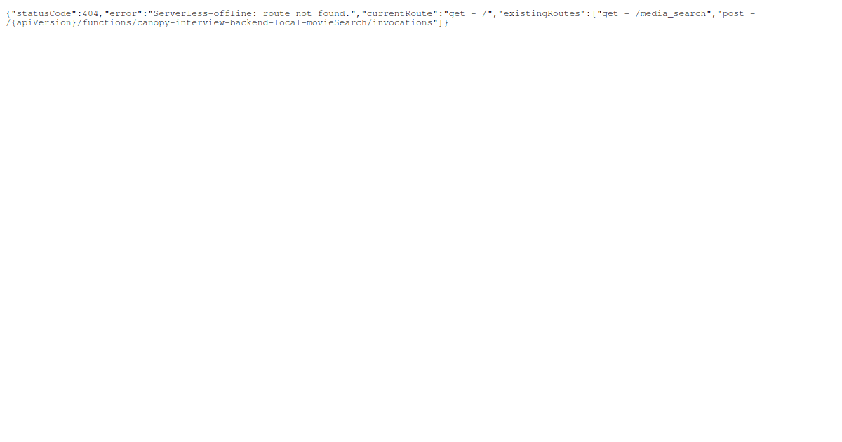 Canopy Interview Backend Forked Codesandbox