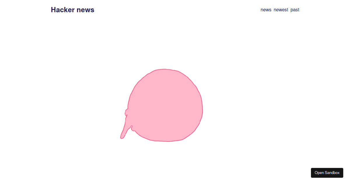 Hackernews Clone Front End Codesandbox