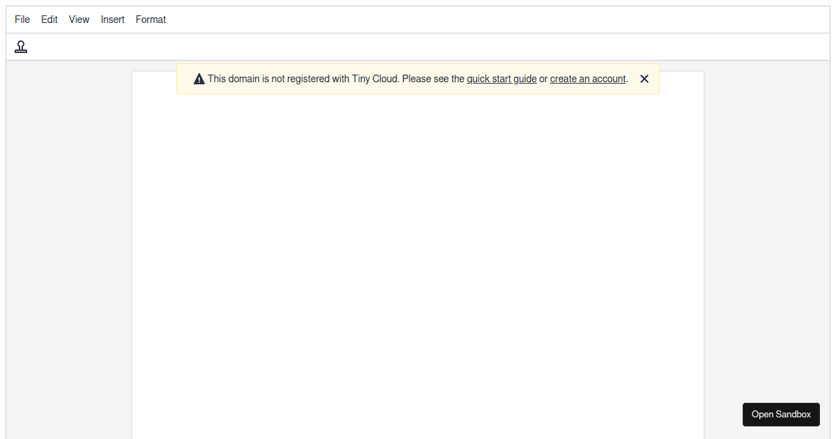 Tinymce Template With Placeholder Replace Values Codesandbox