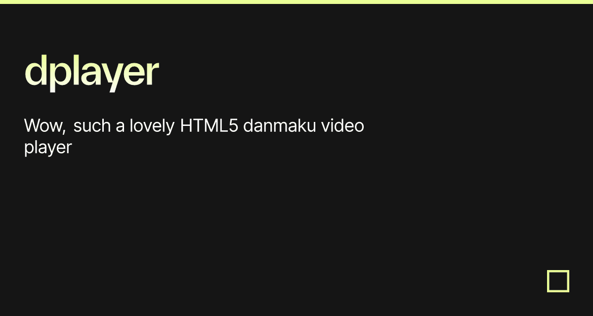dplayer - Codesandbox
