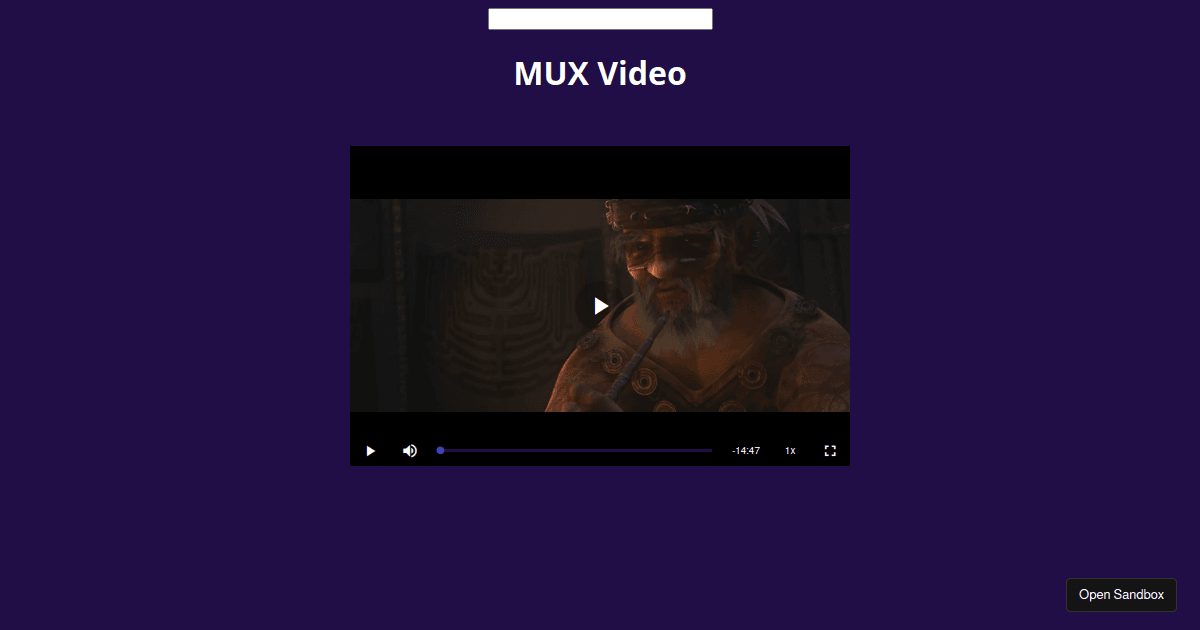React Videojs Vtt Thumbnails Forked Codesandbox