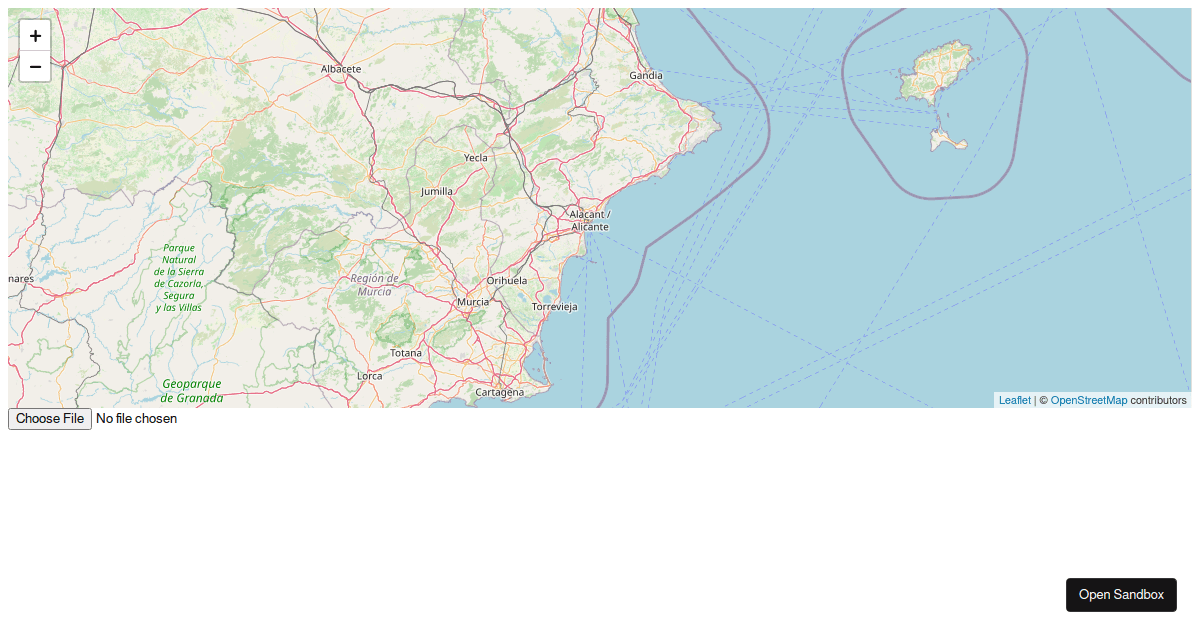 react-leaflet-import-kml (forked) - Codesandbox