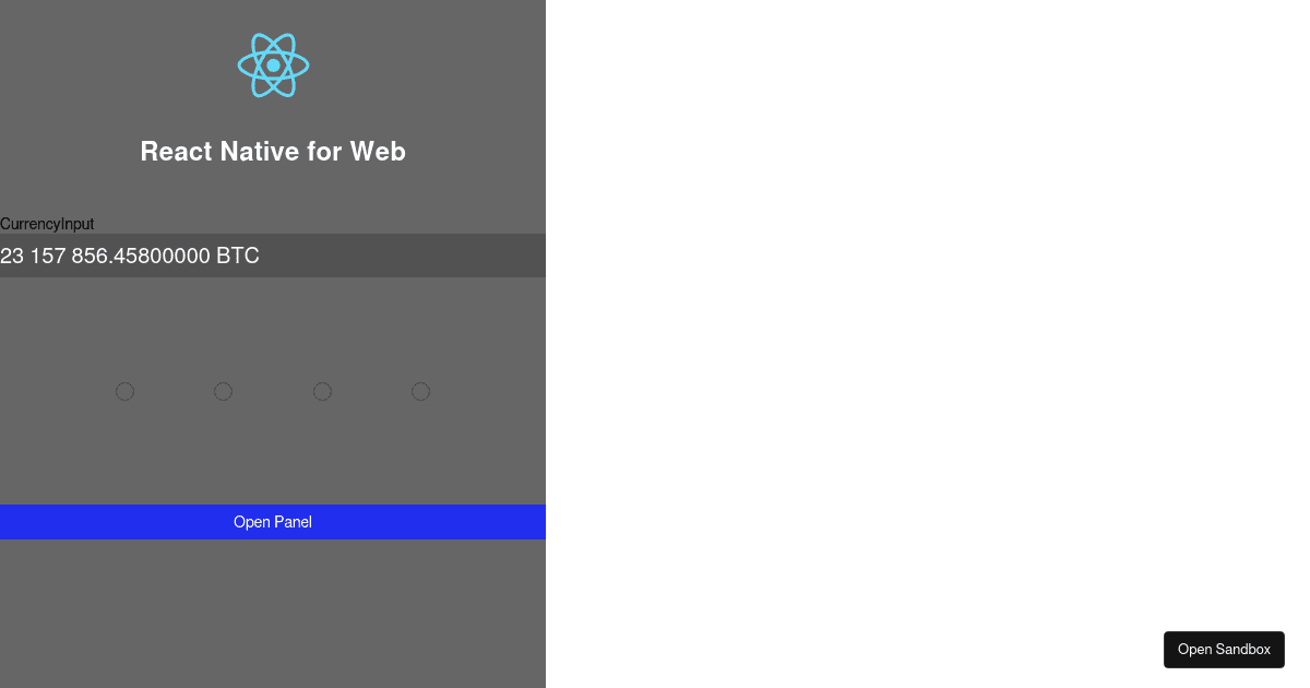 react-native-fintech (forked) - Codesandbox