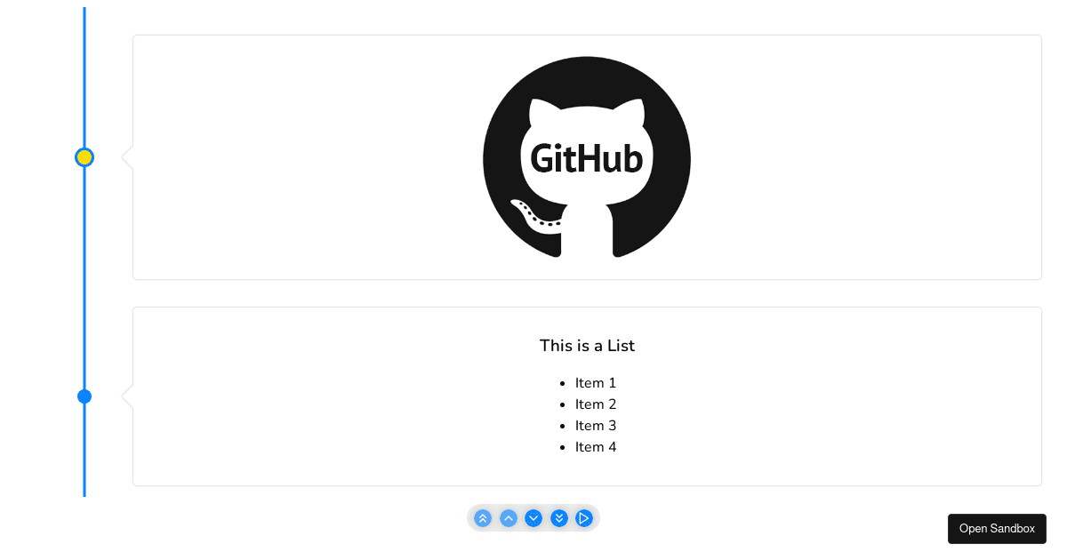 react-chrono-vertical-custom - Codesandbox