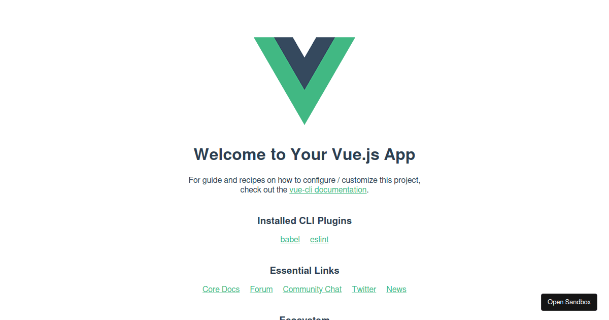 Vue Screen Capture Codesandbox