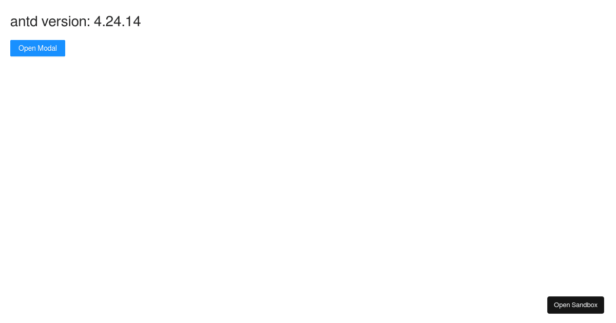 antd reproduction template (forked) - Codesandbox