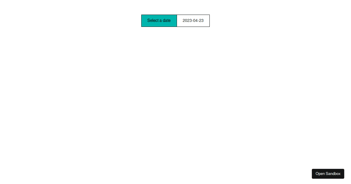 accessible-datepicker - Codesandbox