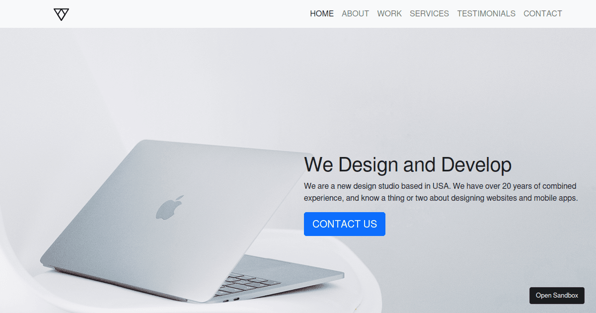 One Pager - Period 3 - Codesandbox