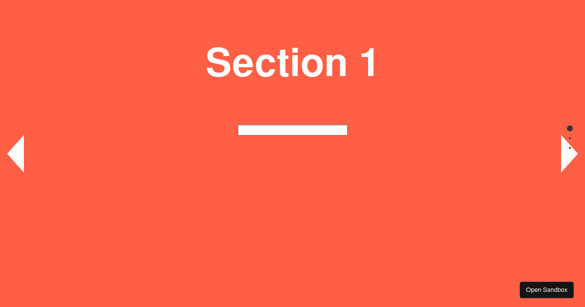 React-fullpage.js example (forked) - Codesandbox