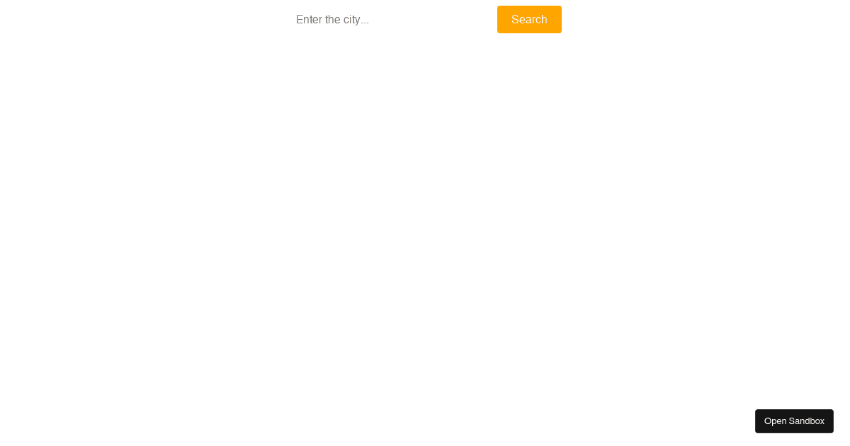 Weather-Api - Codesandbox Weather-Api - Codesandbox