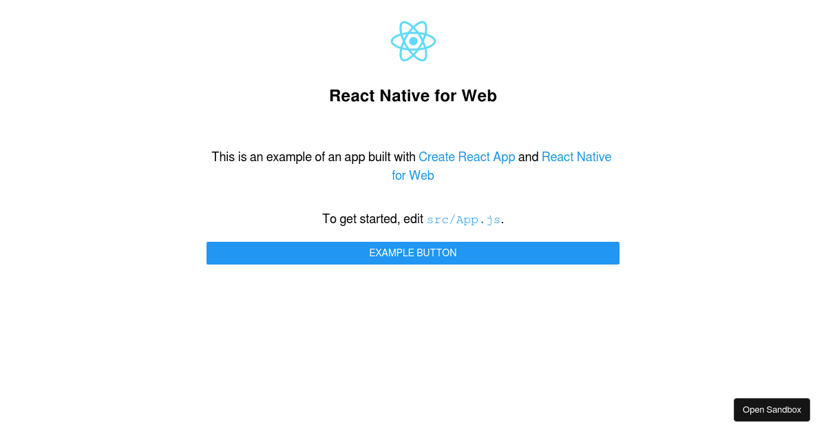 react-native - Codesandbox