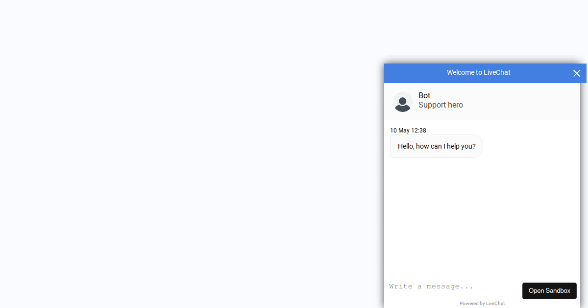 chat-widget-sample - Codesandbox