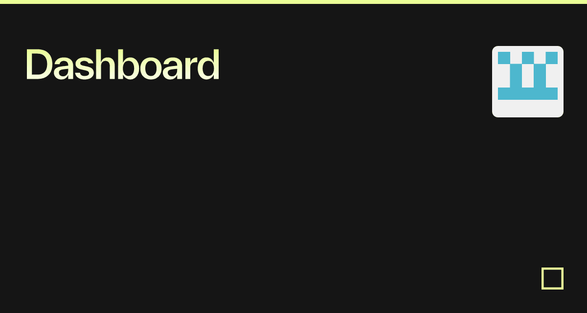 Dashboard - Codesandbox