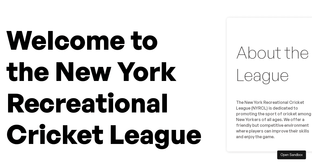 dev-to-frontend-chall-cricket - Codesandbox