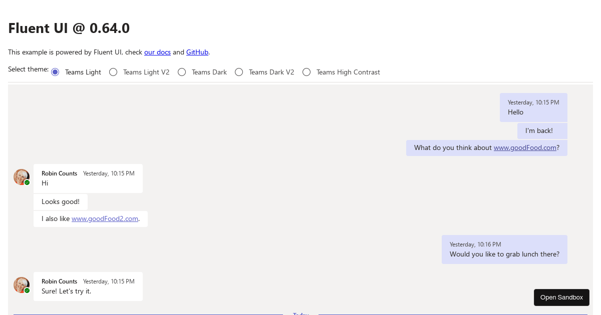 fluent-ui-example - Codesandbox