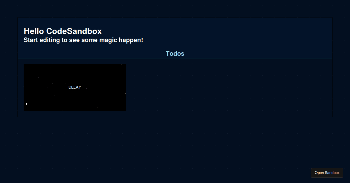 Starfield (houdini) - Codesandbox