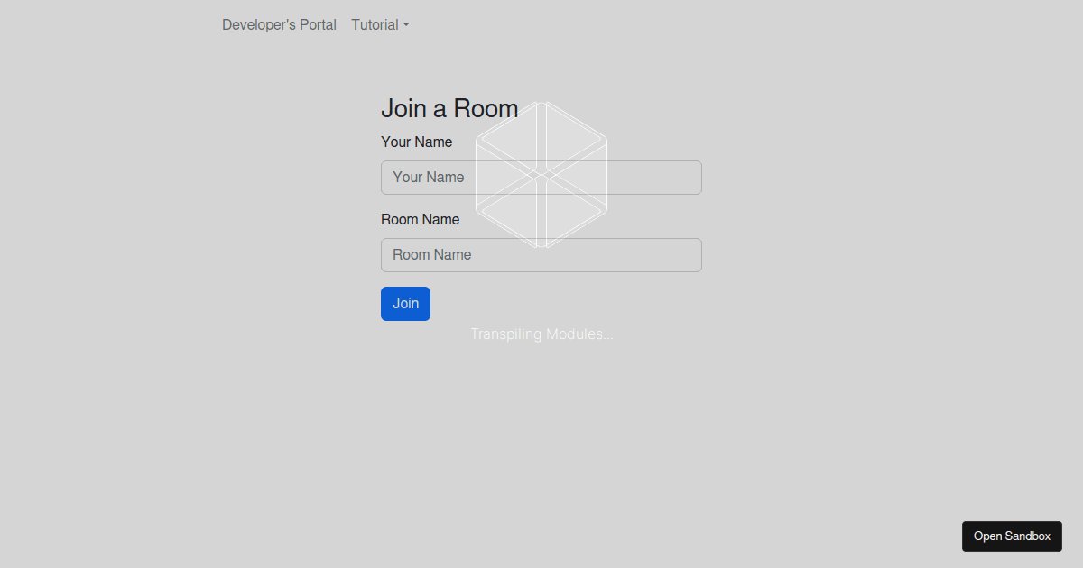 Zoom Clone - Part 1 (LiveWire) - Codesandbox