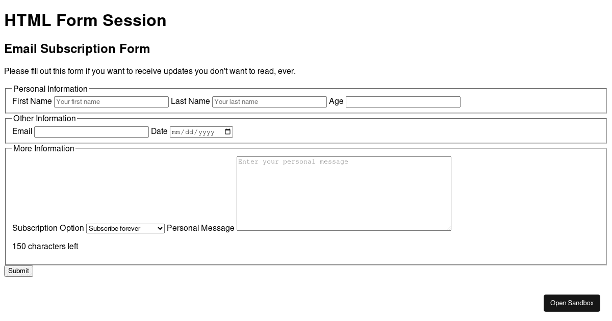 js-forms_demo-start - Codesandbox
