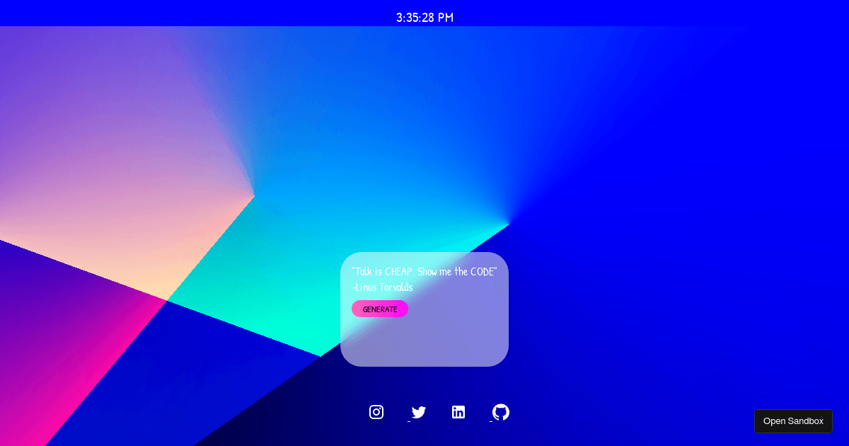 quotes-generator - Codesandbox