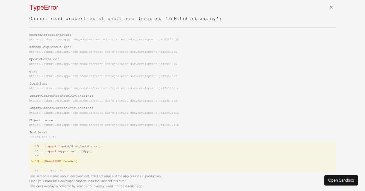 使用 Defaultparams Forked Codesandbox 