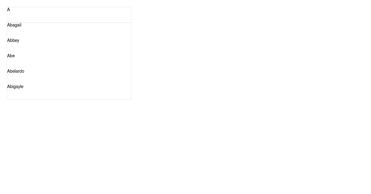 tanstack-vue-virtual-example-sticky - Codesandbox