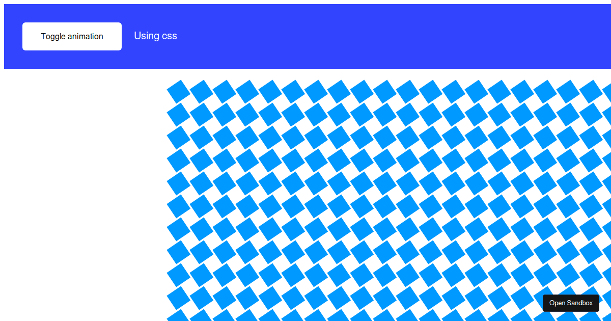 Css Animations Vs Framer Motion Codesandbox