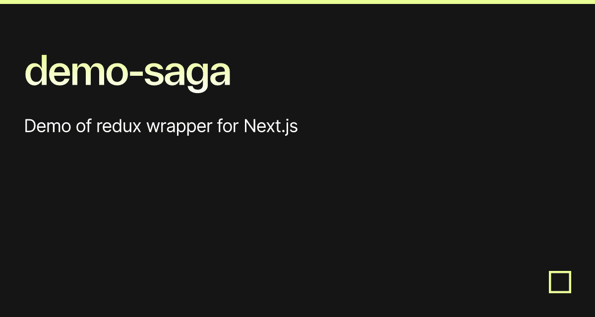 demo-saga - Codesandbox