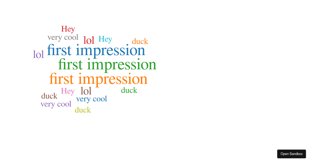 word-cloud-1 - Codesandbox