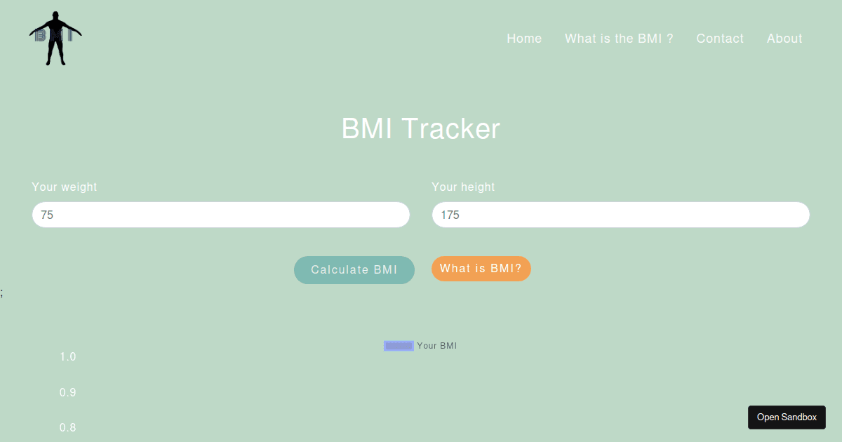 BMI-tracker-useRef (forked) - Codesandbox