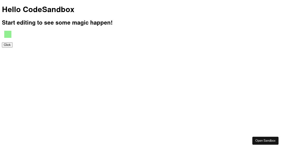 React Long Running Task Forked Codesandbox