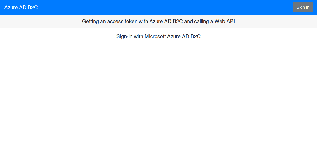 Active Directory B2c Javascript Msal Singlepageapp Codesandbox
