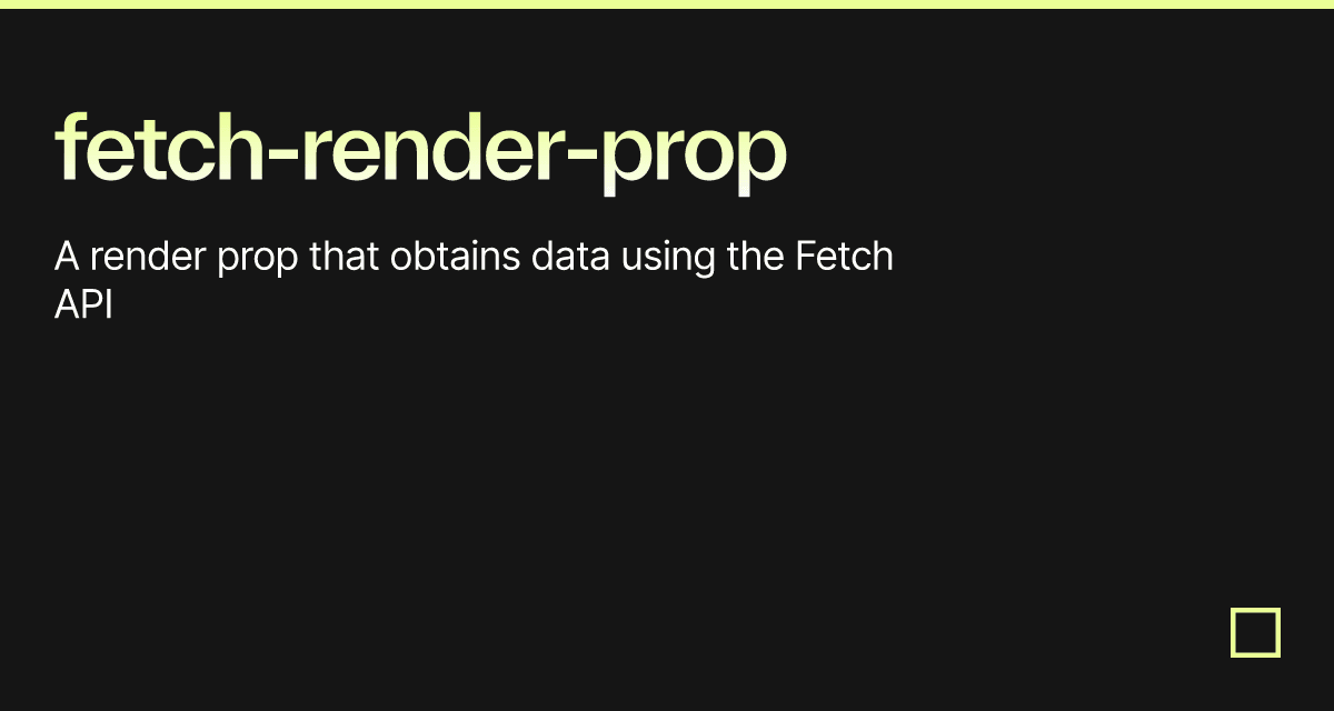 fetch-render-prop - Codesandbox