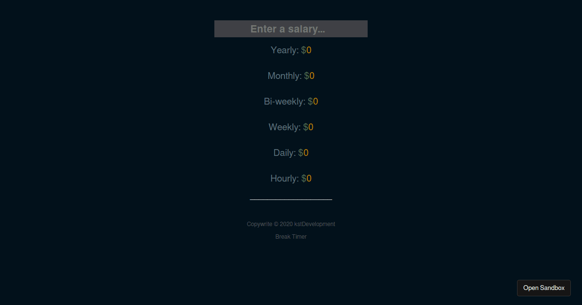 salary-calculator-20 - Codesandbox