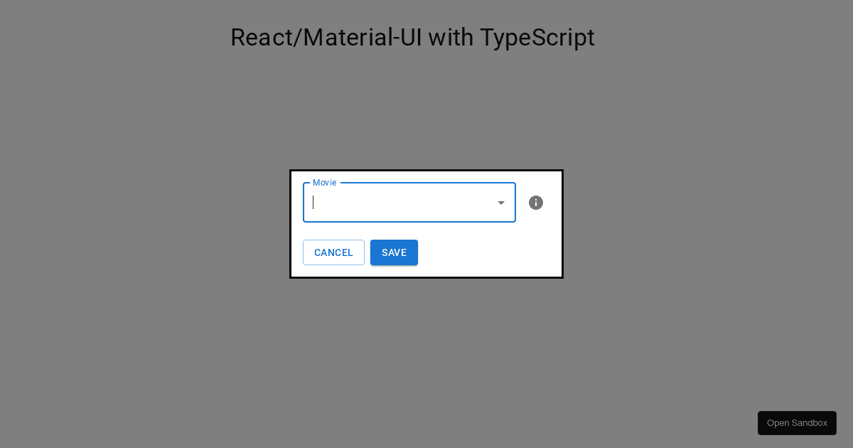 dialog cut off - Codesandbox