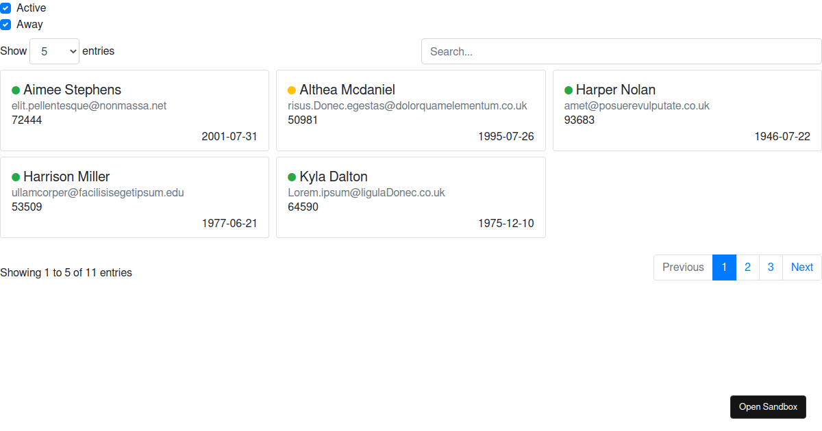 Vue Dataset Multiple Forked Codesandbox
